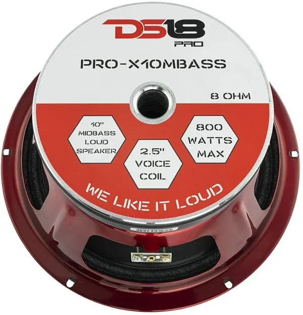 DS18 BOCINA 10” (PRO-X10MBASS) (800 watts) – CAROLINA MUSIC HUMACAO